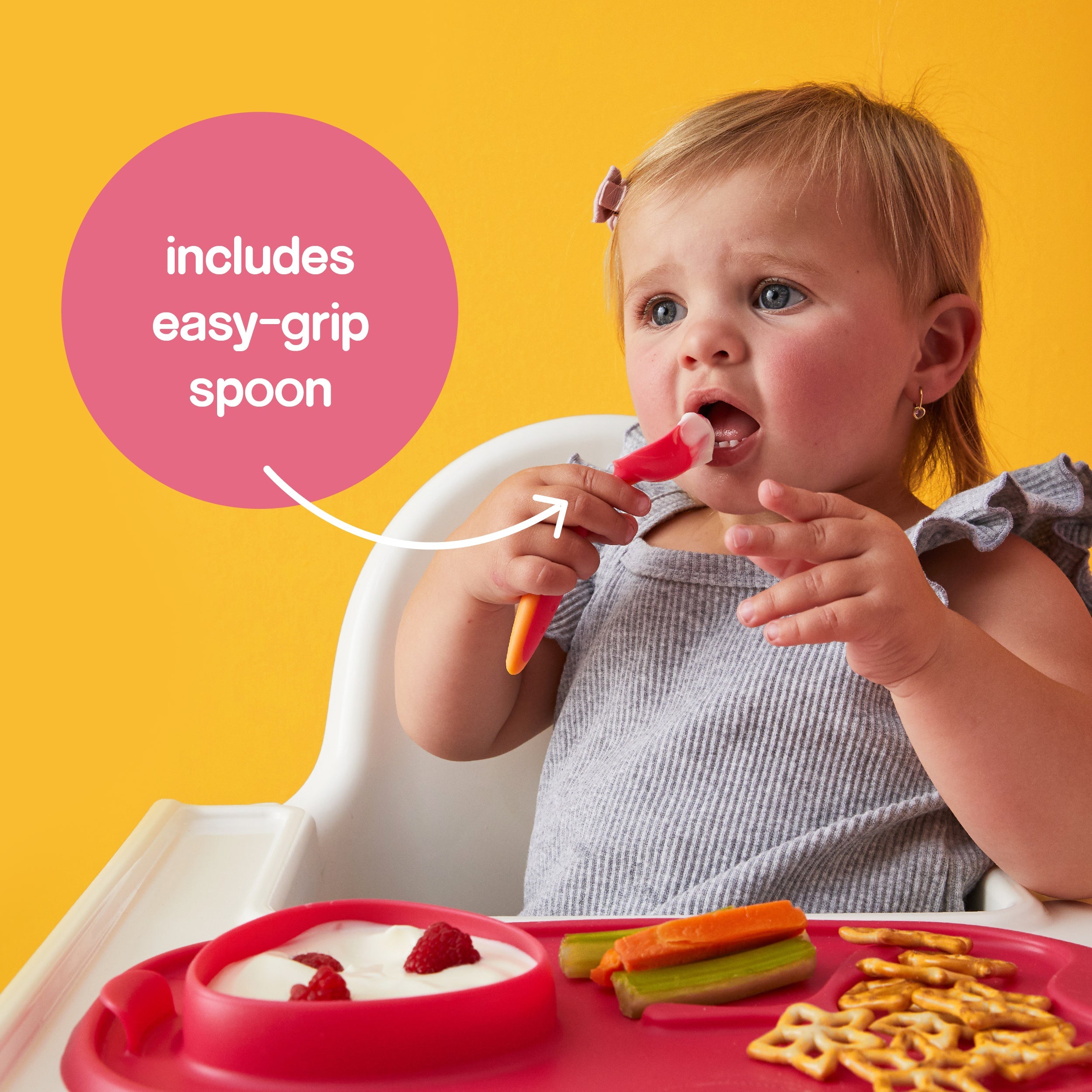 Roll + Go Mealtime Mat - Strawberry Shake (selected regions only – b ...